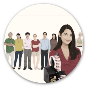 LD3000, Electric Semi Automatic Label Dispenser