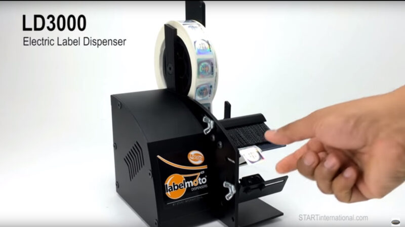 Electric Semi Automatic Label Dispensers - LabelMoto