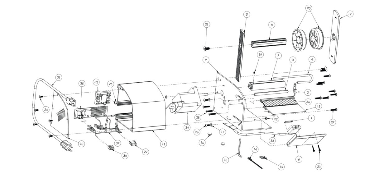 Electric Semi Automatic Label Dispensers - LabelMoto